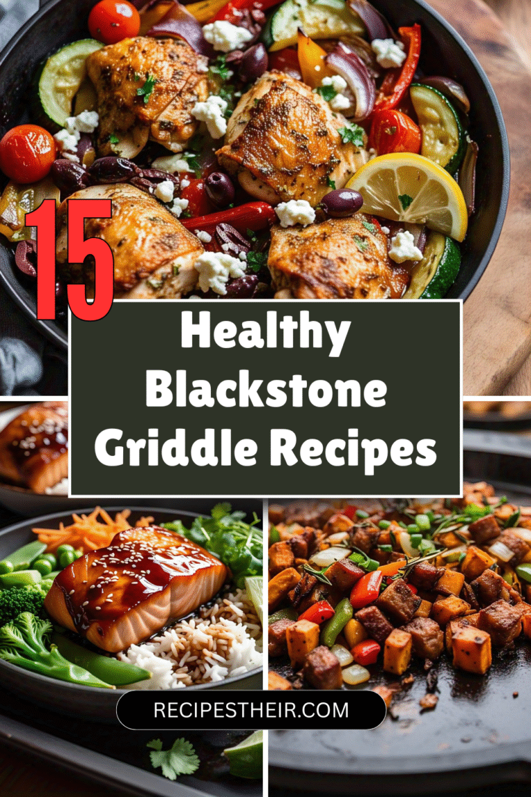 15 Healthy Blackstone Griddle Recipes You’ll Love Cooking Outdoors - Recipes Their