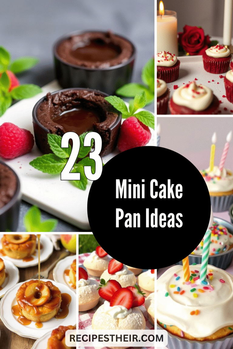 23 Creative Mini Cake Pan Ideas You’ll Want to Try Today - Recipes Their