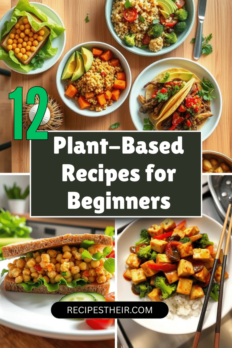 12 Easy Plant-Based Recipes for Beginners (That You’ll Actually Love ...