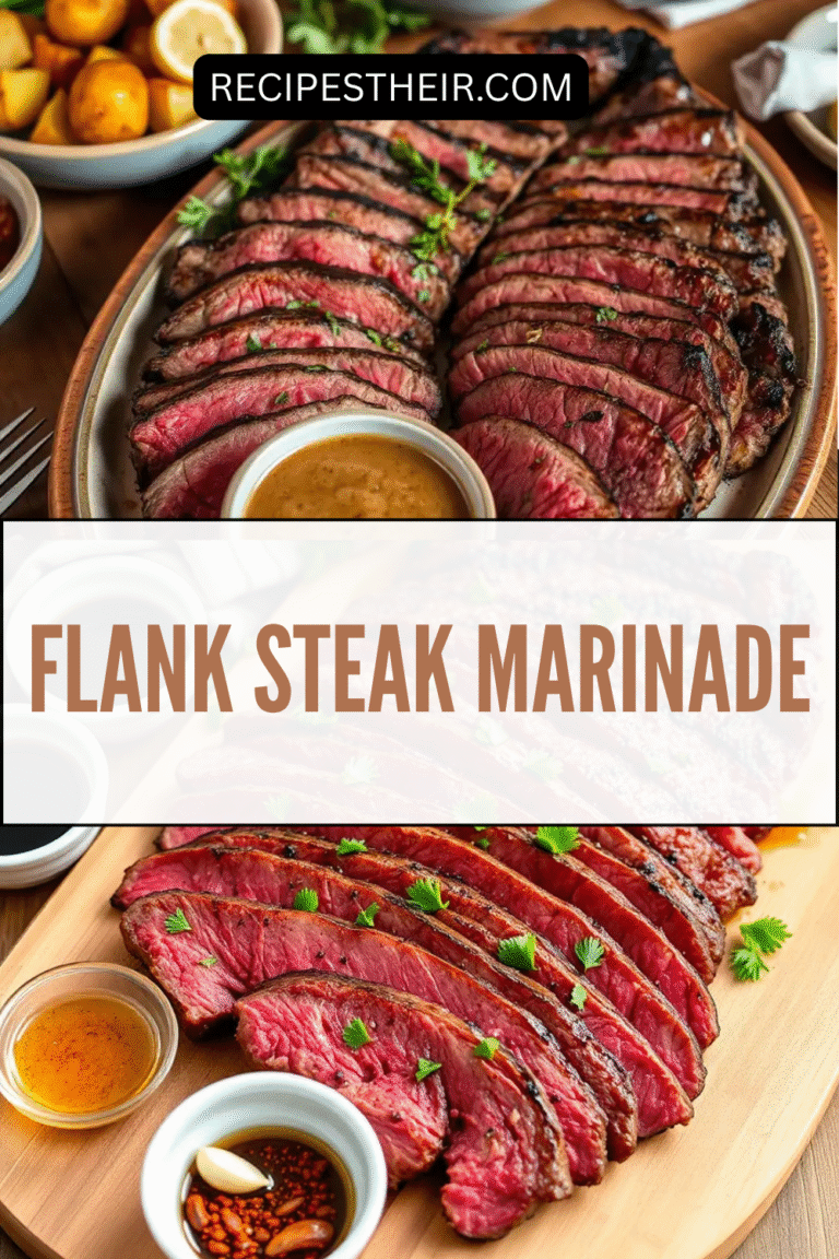 Flank Steak Marinade: The Ultimate Guide to Flavorful, Tender Steak ...