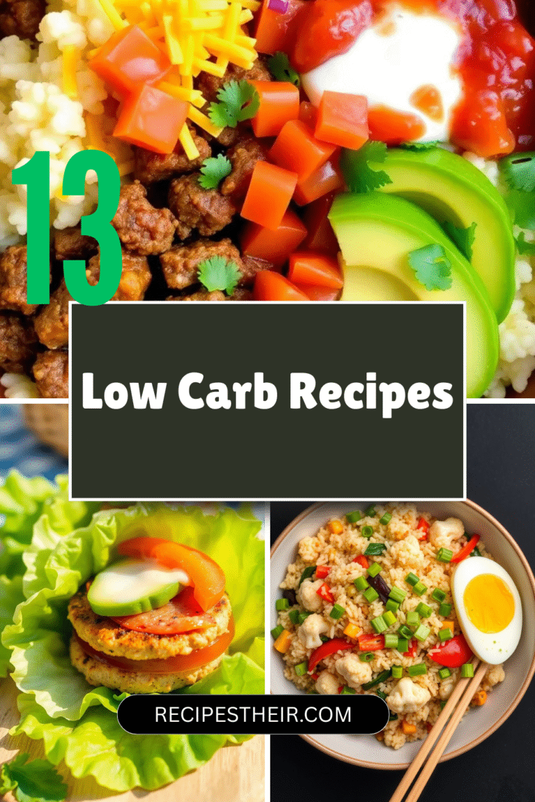 13 Low Carb Recipes That Taste Amazing and Keep You Full - Recipes Their