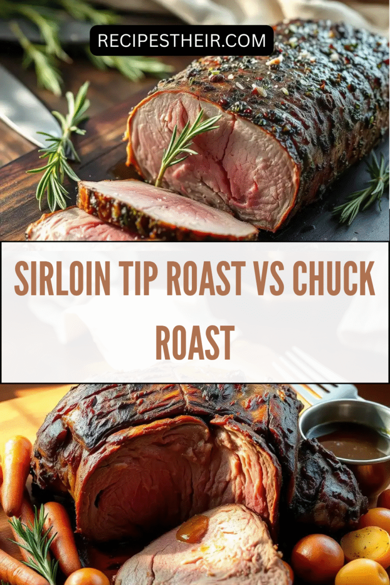 Sirloin Tip Roast vs Chuck Roast: What’s the Difference and Which One ...