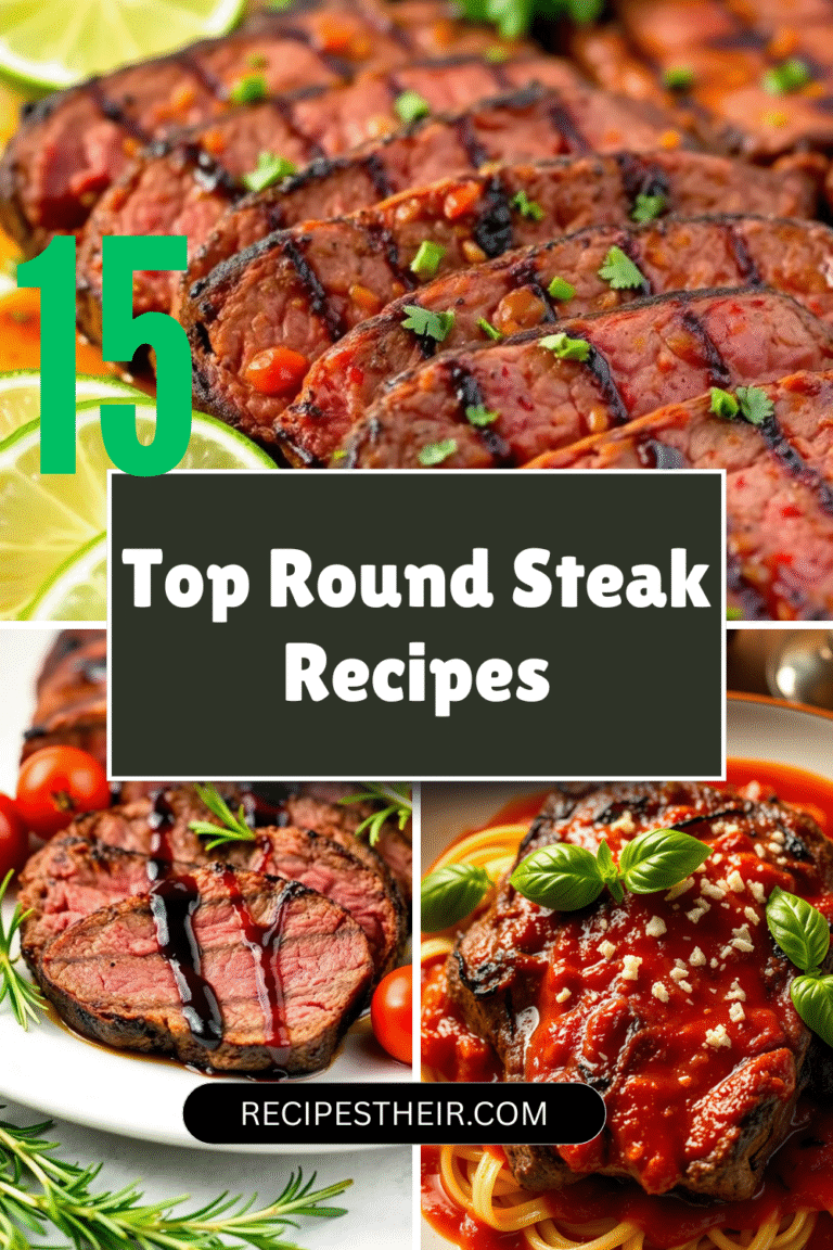 15 Best Top Round Steak Recipes for Tender, Flavorful Meals - Recipes Their