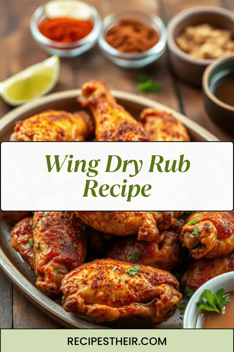 The Ultimate Wing Dry Rub Recipe: Flavor-Packed Perfection for Crispy ...