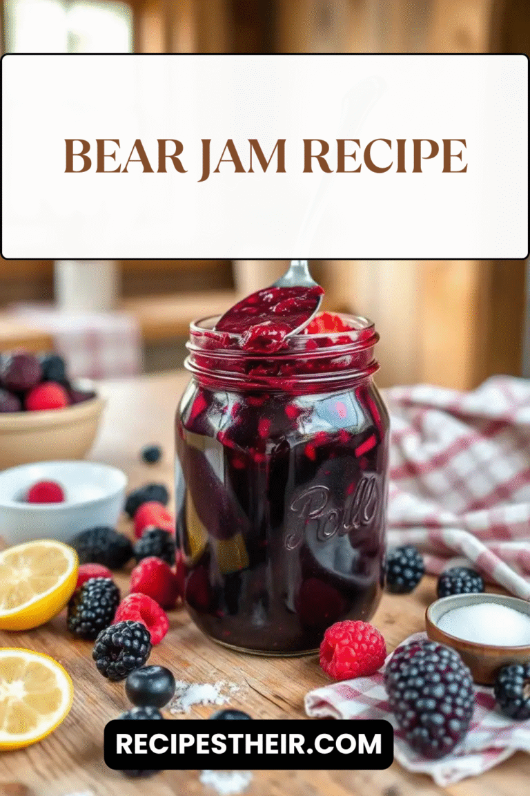 Bear Jam Recipe: A Wildly Delicious Homemade Fruit Spread - Recipes Their