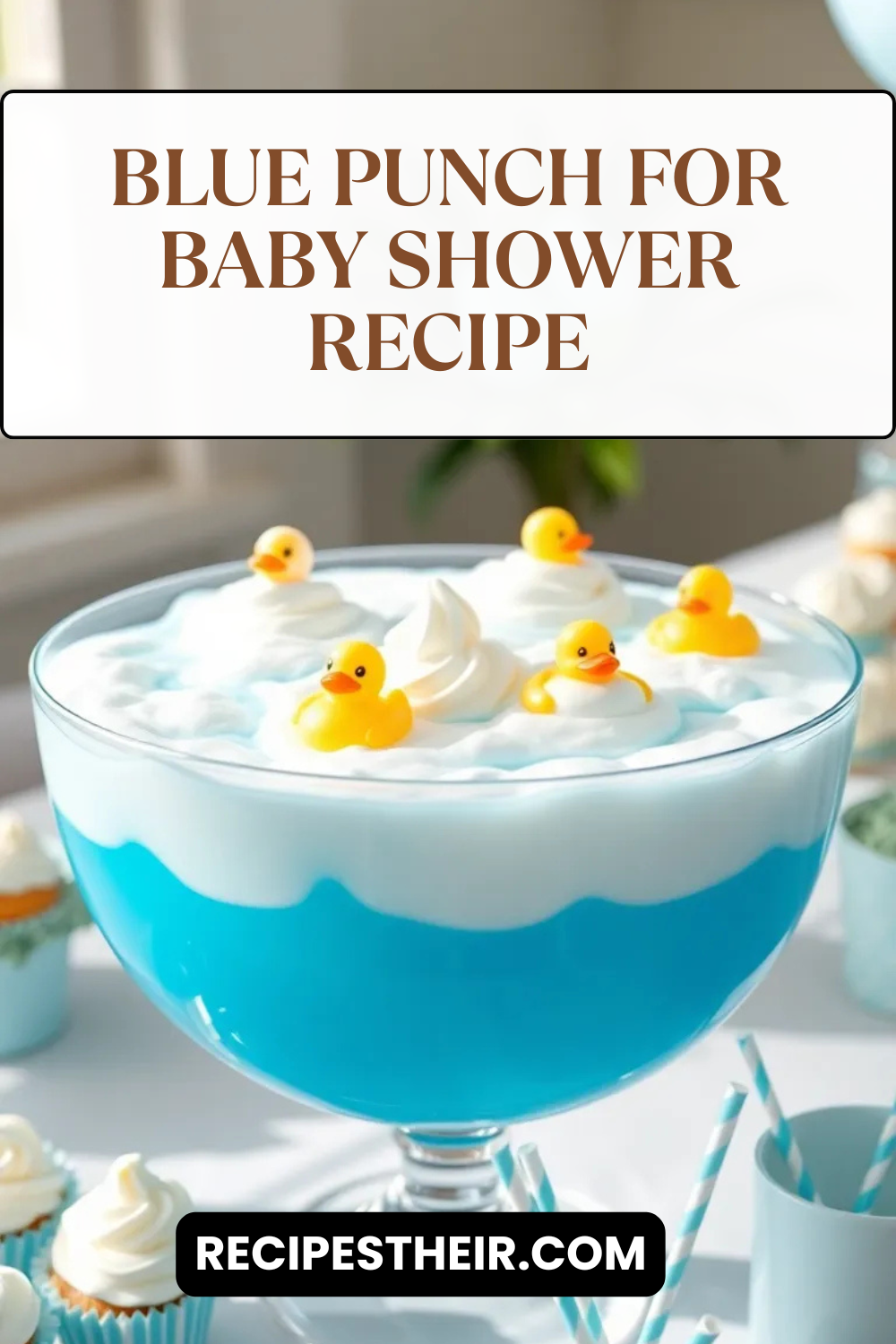 Blue Punch for Baby Shower Recipe – A Sweet, Refreshing, and Fun Drink ...