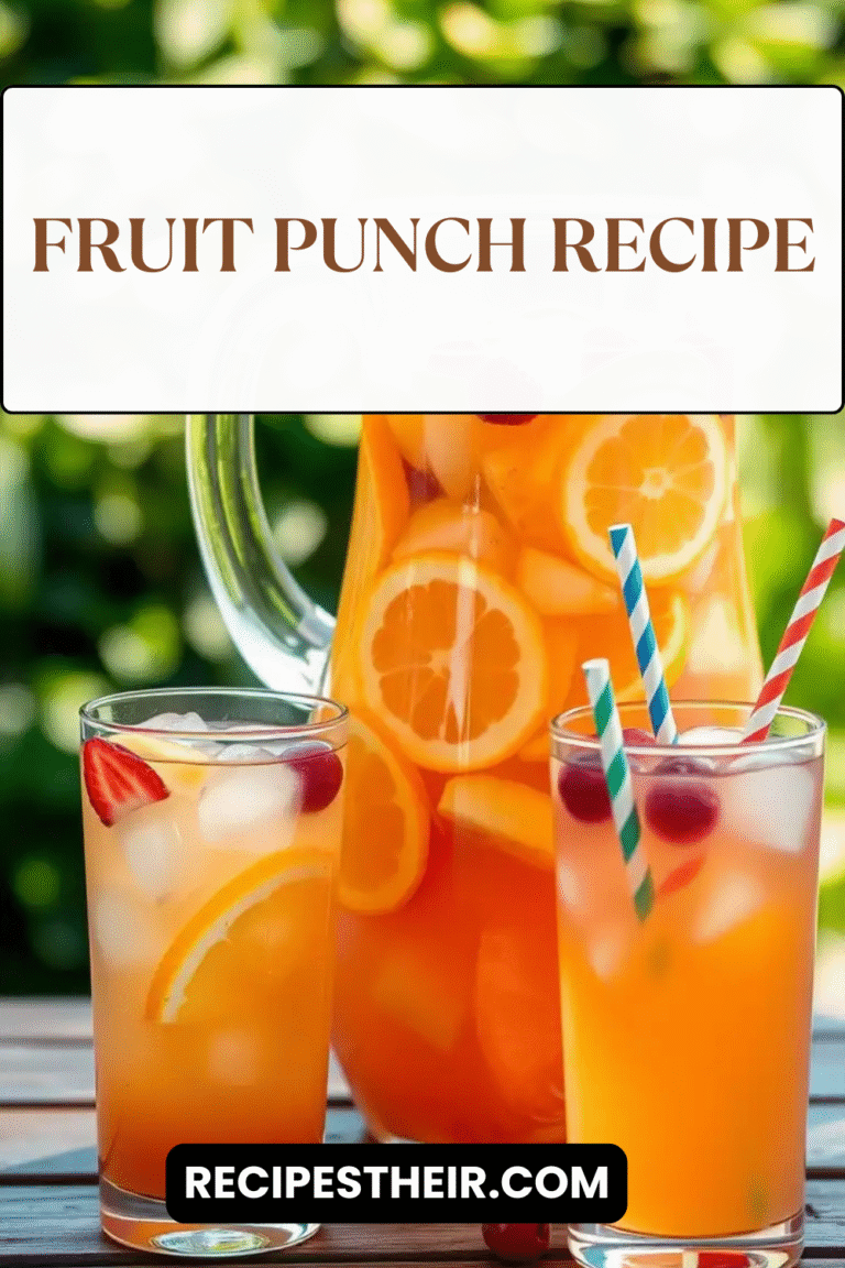 Fruit Punch Recipe: A Refreshing Drink for Every Occasion - Recipes Their