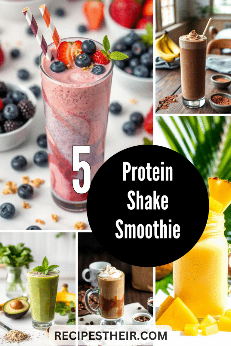 5 Delicious Protein Shake Smoothie Recipes: A Complete Guide to ...