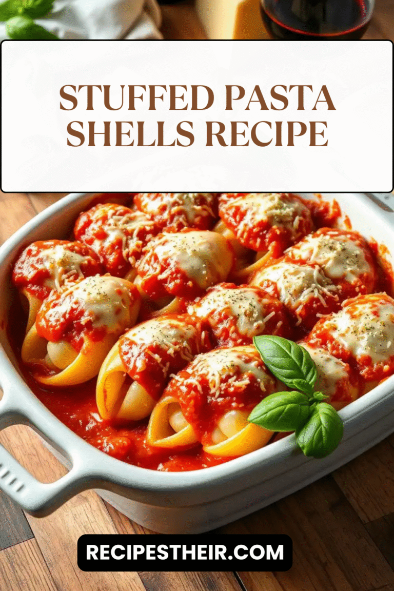 Stuffed Pasta Shells Recipe: A Comforting, Cheesy Italian Classic ...