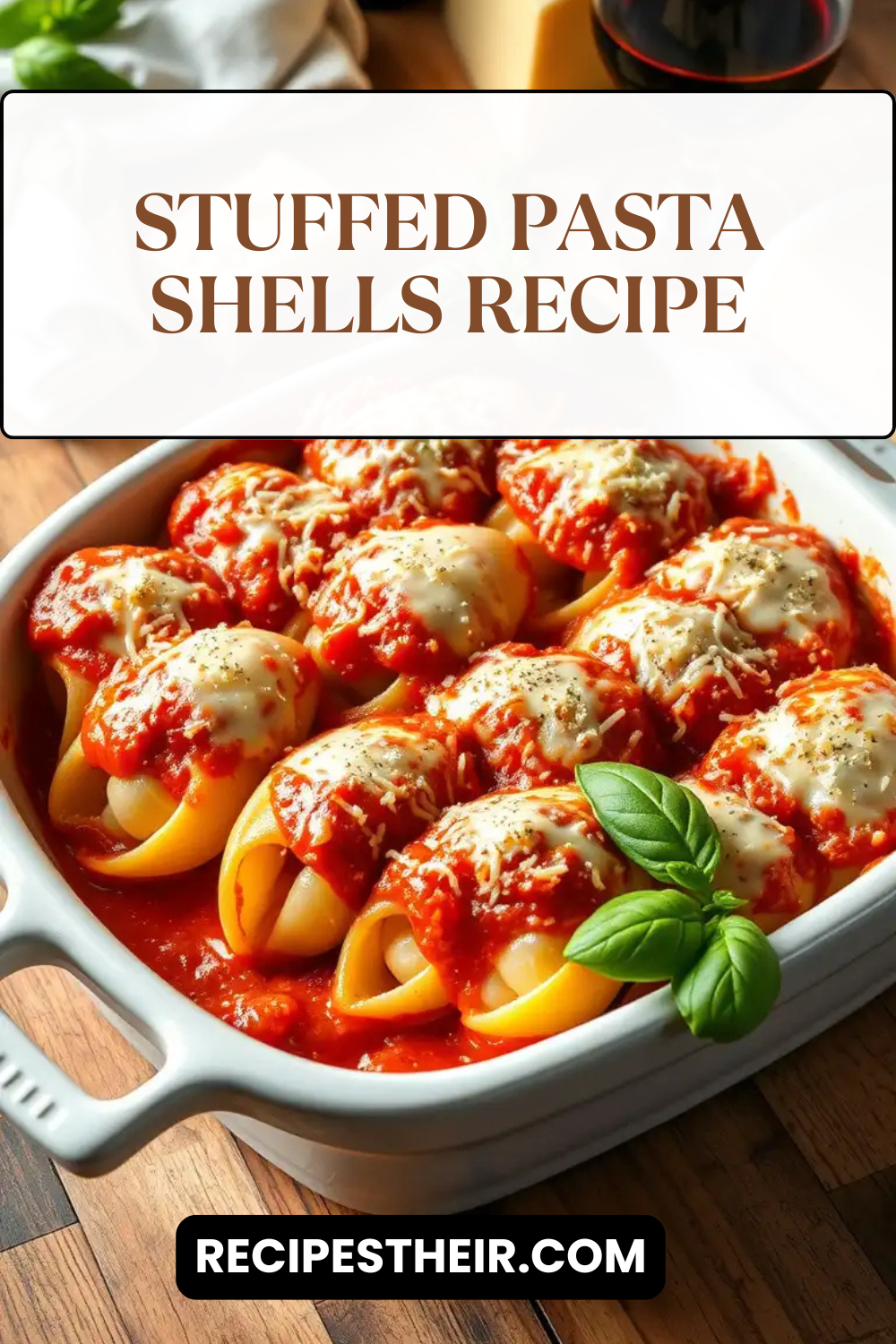 Stuffed Pasta Shells Recipe: A Comforting, Cheesy Italian Classic ...