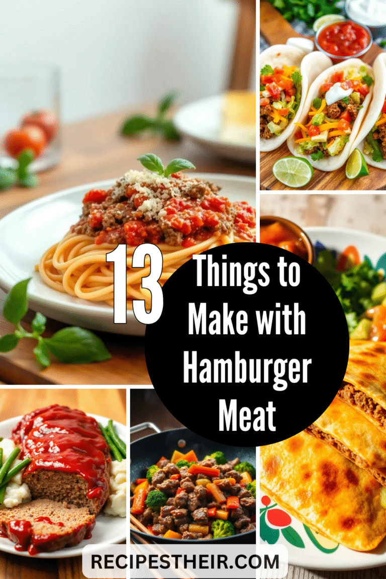 13 Things to Make with Hamburger Meat - Recipes Their