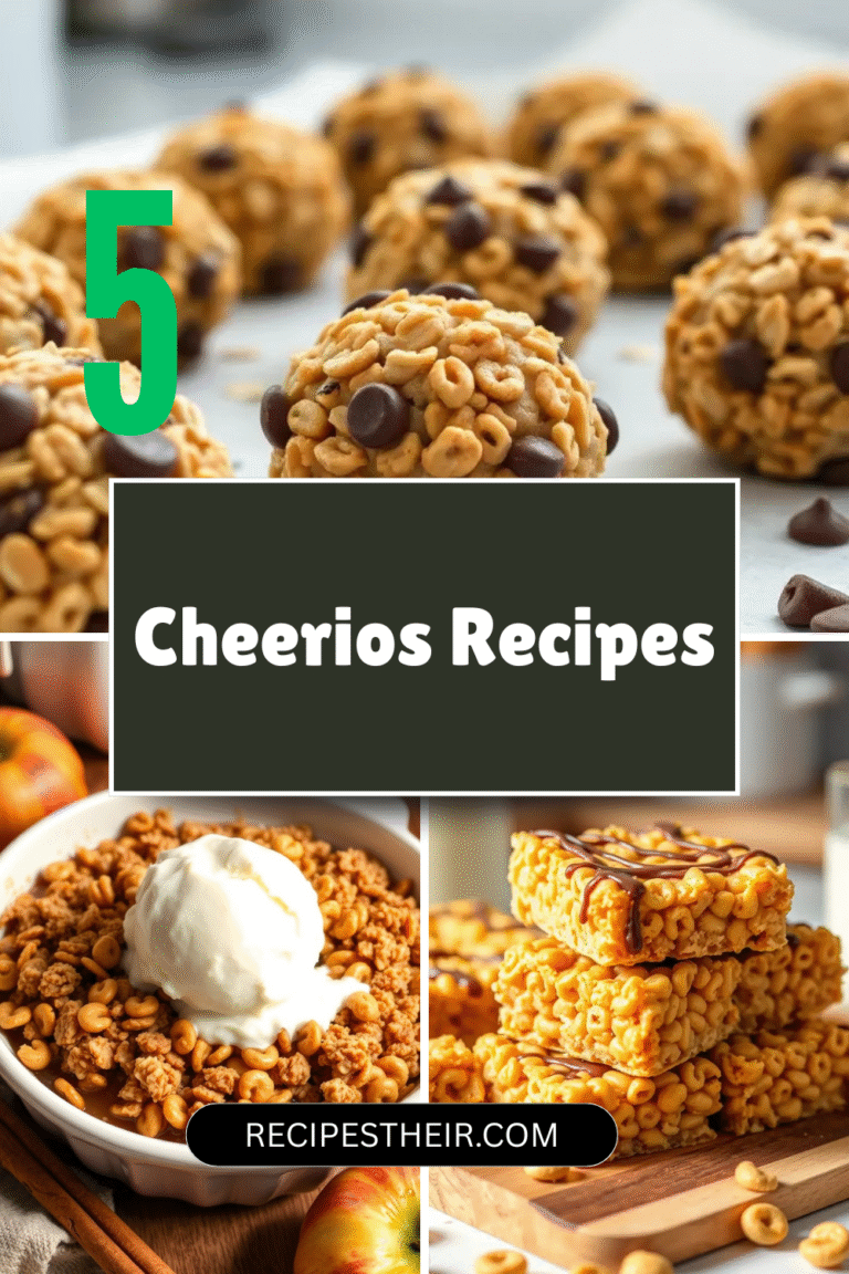 5 Cheerios Recipes: Easy, Delicious, and Fun Ways to Enjoy Your ...