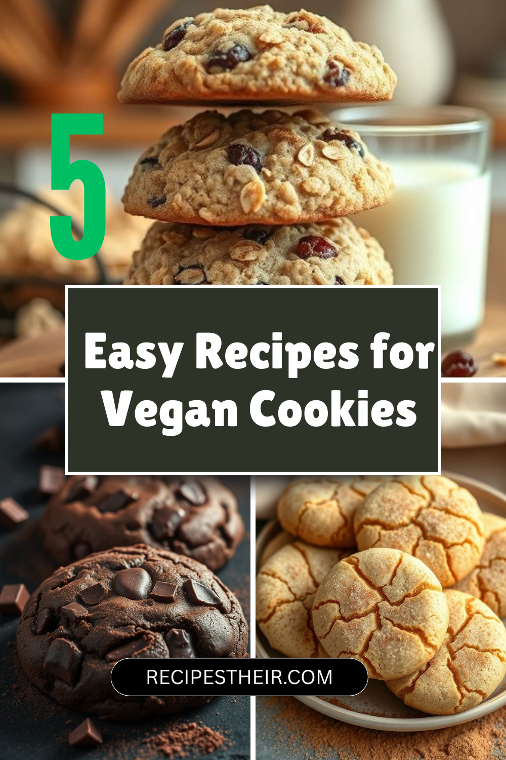 5 Easy Recipes for Vegan Cookies – Delicious Plant-Based Treats You’ll ...