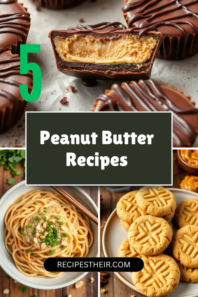 5 Peanut Butter Recipes: Easy, Delicious, and Packed with Flavor ...