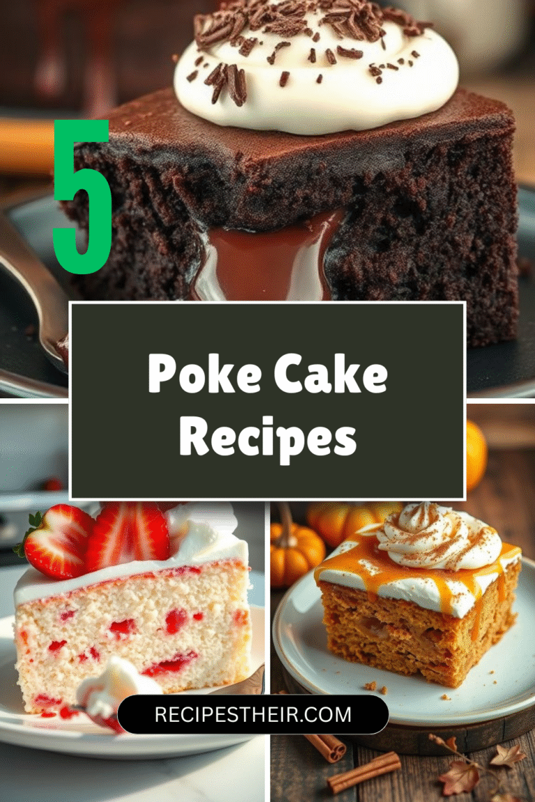 5 Poke Cake Recipes You’ll Want to Make Again and Again - Recipes Their