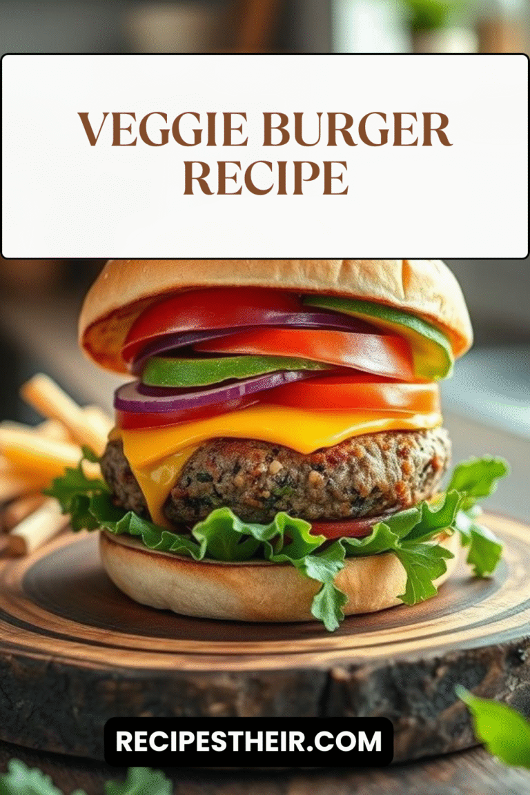 Veggie Burger Recipe: The Ultimate Guide to Making Delicious, Healthy ...