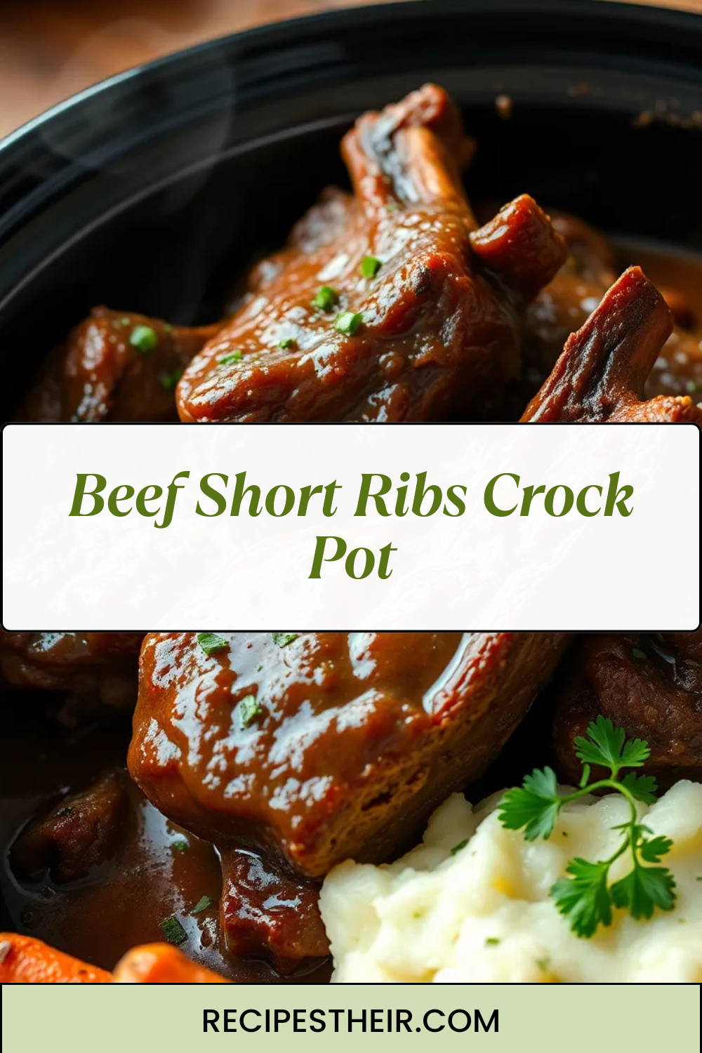 Beef Short Ribs Crock Pot Recipe (Tender, Flavor-Packed Comfort Food ...