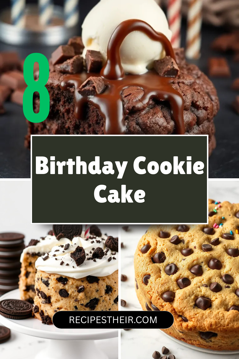 8 Birthday Cookie Cake Recipes That Everyone Will Love - Recipes Their