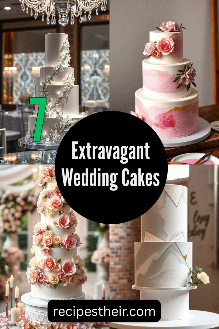 7 Extravagant Wedding Cakes That Steal the Show - Recipes Their