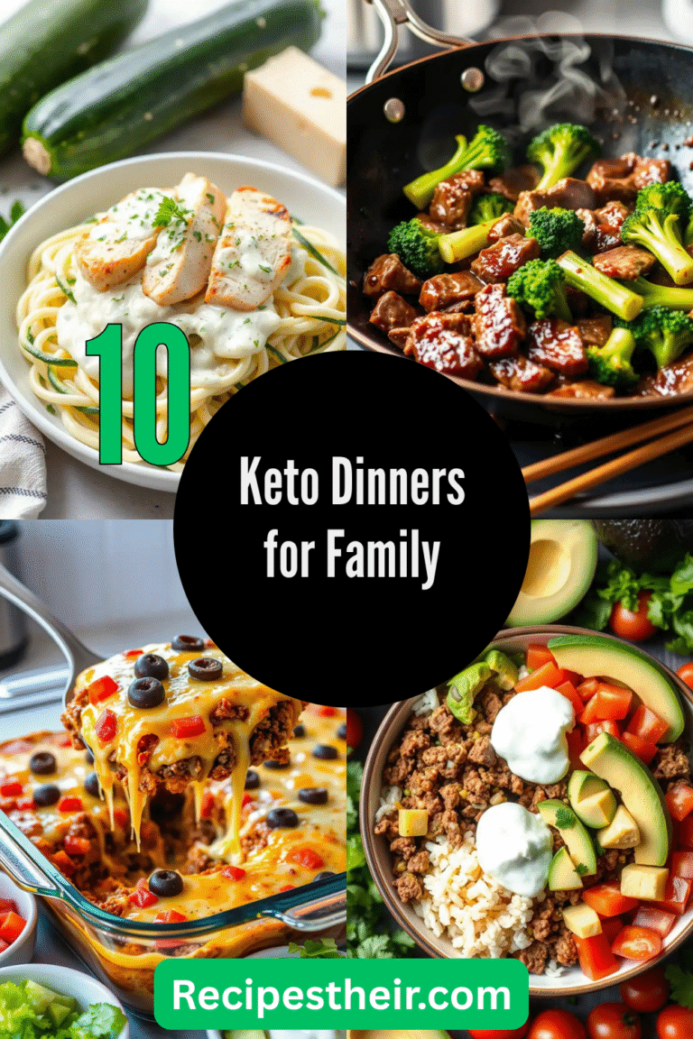 10 Keto Dinners for Family: Delicious, Easy, and Healthy Meals Everyone ...