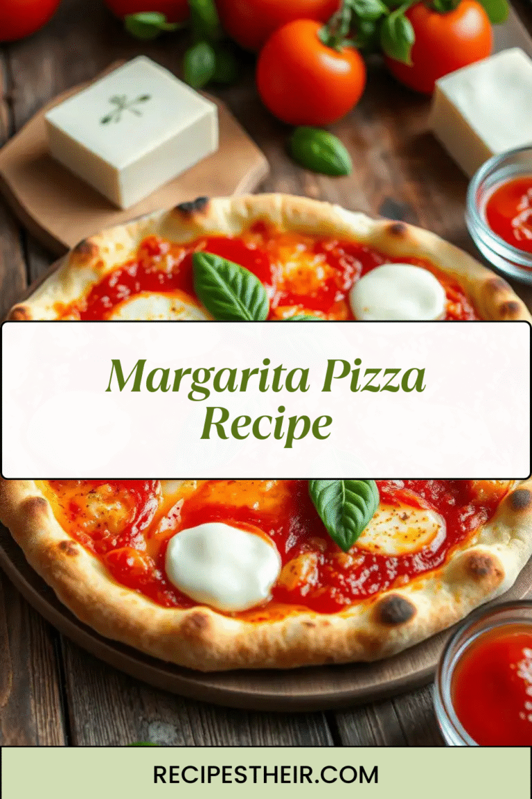 🍕 Margarita Pizza Recipe – The Classic Italian Delight Made Easy ...