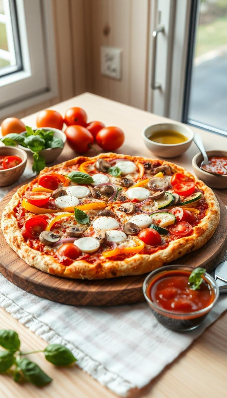 Vegetable Pizza Recipe: A Colorful, Flavor-Packed Homemade Delight ...