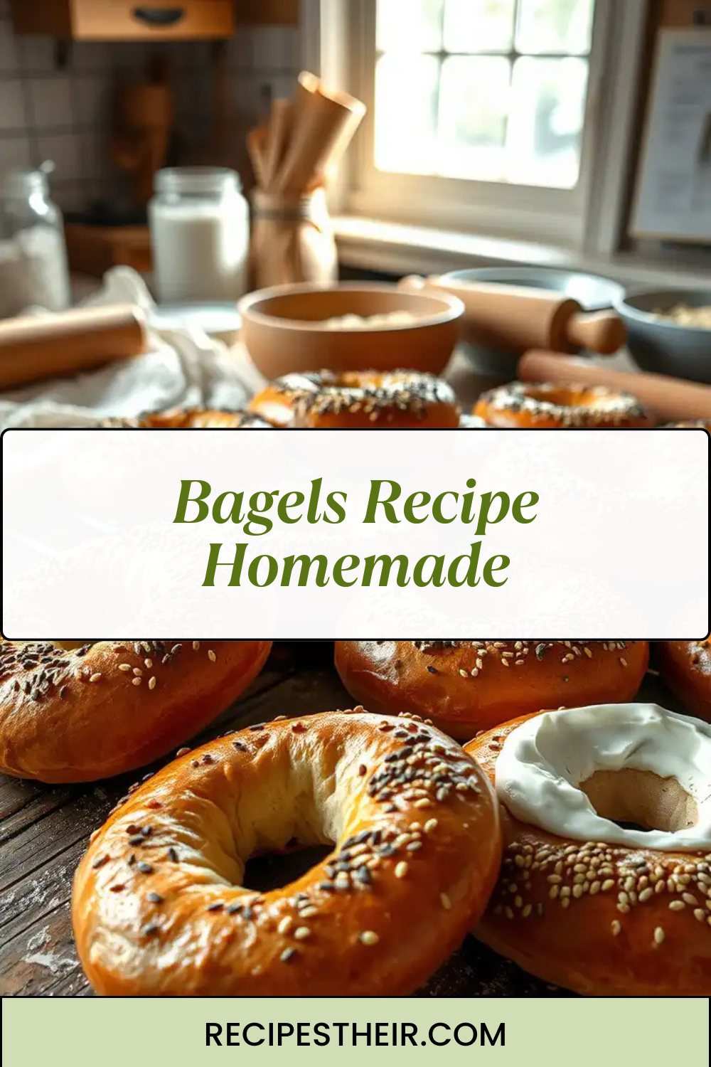 Bagels Recipe Homemade: The Perfect Chewy and Golden Bagels from ...