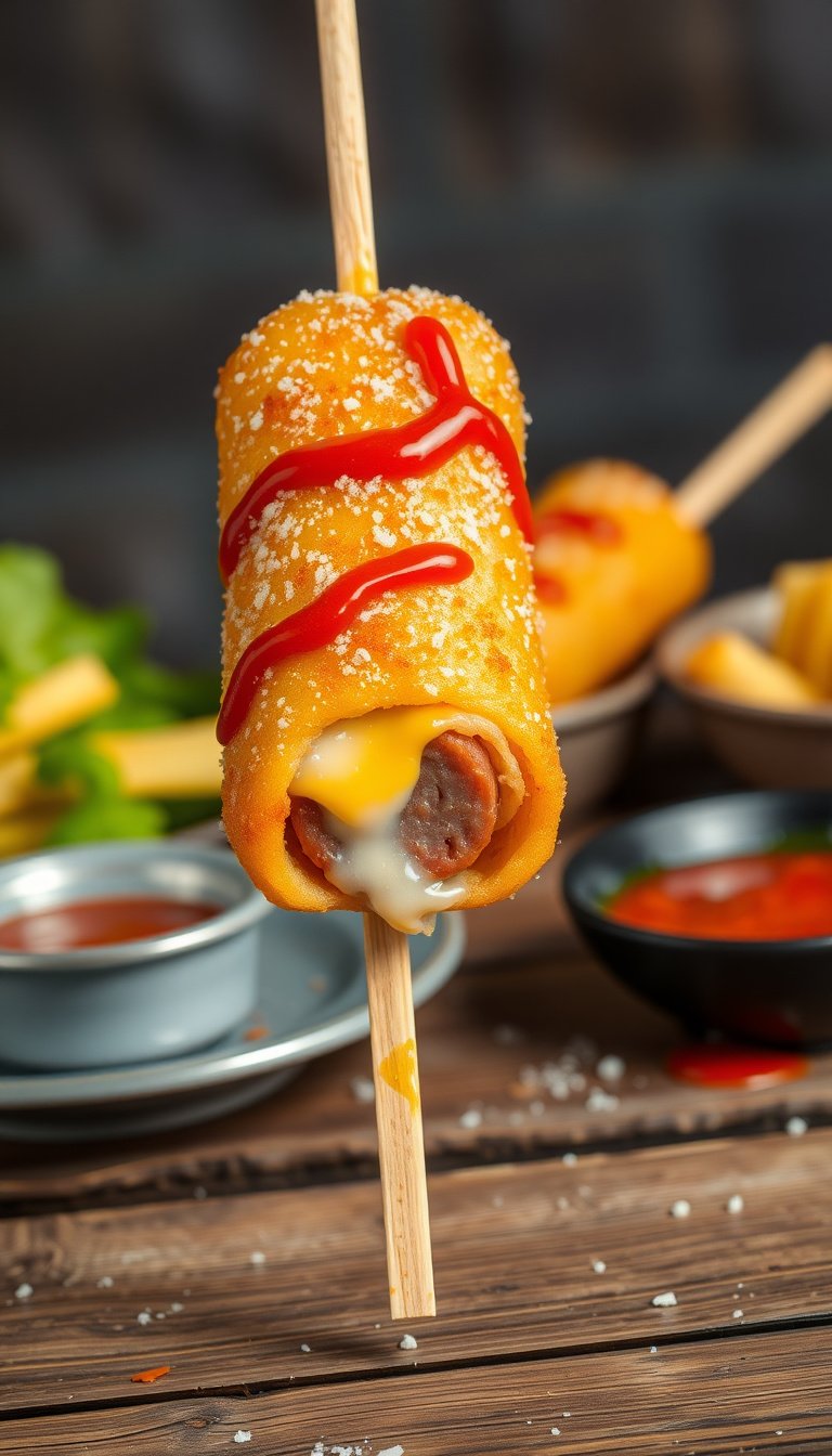 Korean Corn Dog Recipe: The Ultimate Crispy, Cheesy Street Food at Home ...