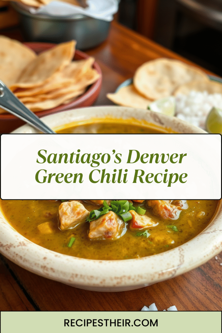 Santiago’s Denver Green Chili Recipe: Authentic, Spicy, and ...