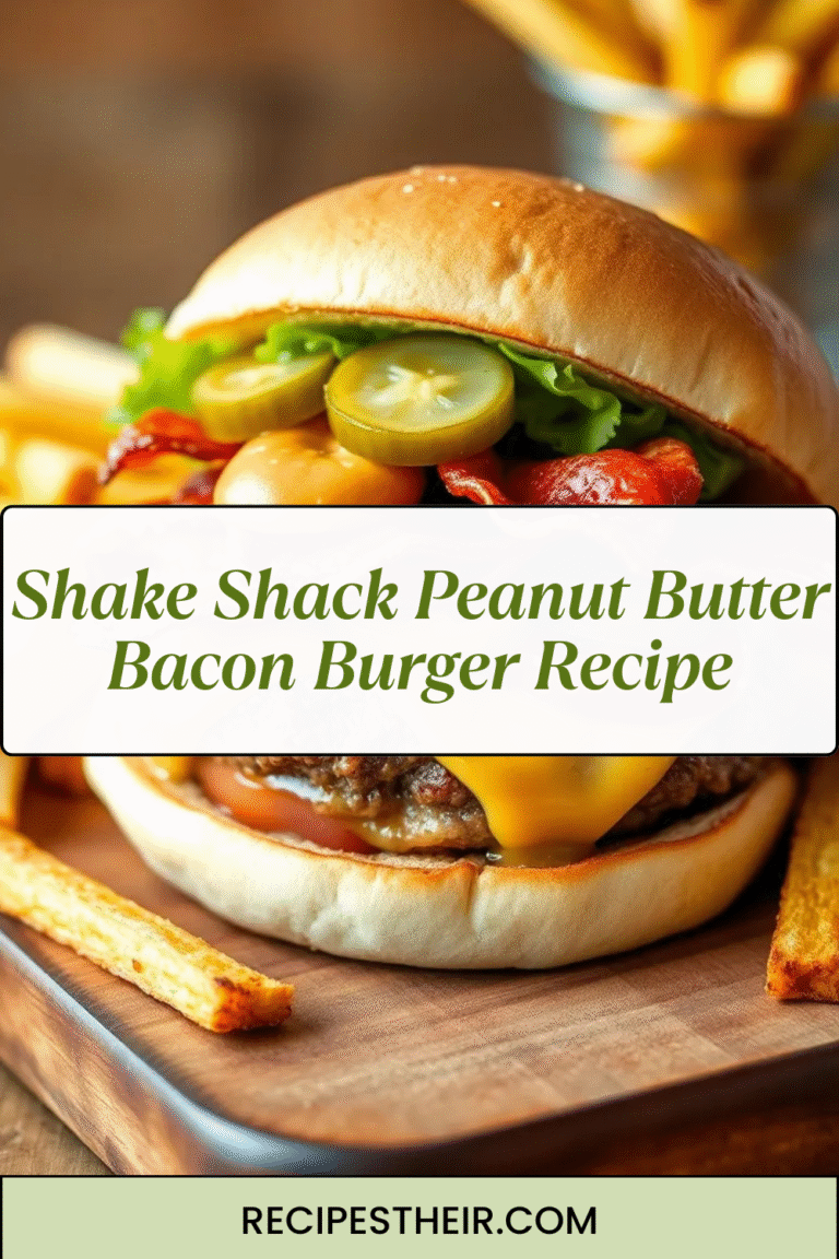 Shake Shack Peanut Butter Bacon Burger Recipe: A Delicious Homemade ...