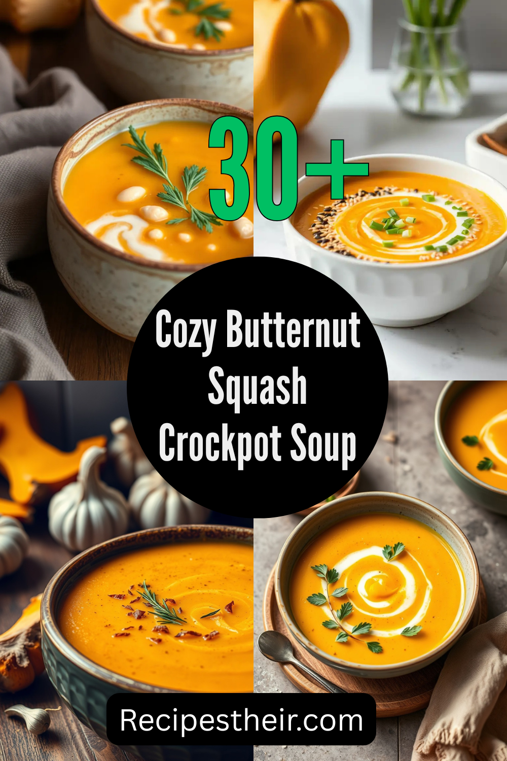 32 Cozy Butternut Squash Crockpot Soup Recipes (Slow Cooker Comfort for ...