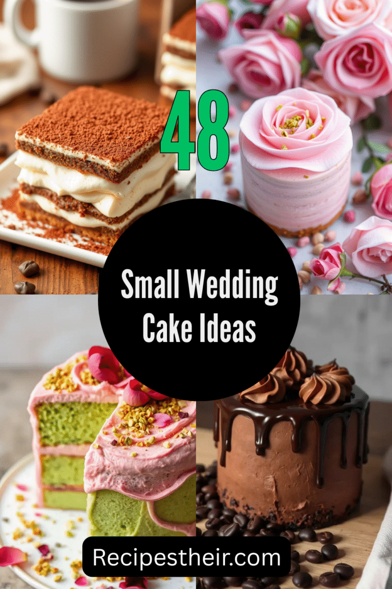 48 Small Wedding Cake Ideas (With 48 Complete Mini Cake Recipes ...