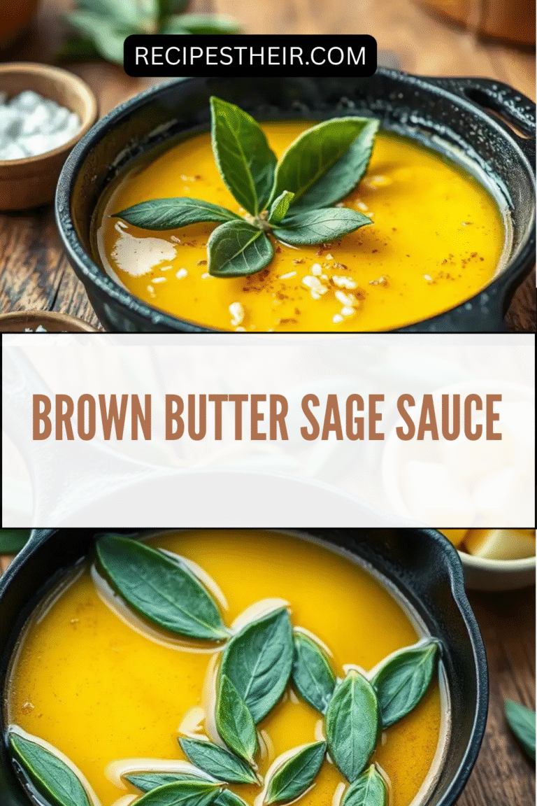Brown Butter Sage Sauce - The Ultimate Flavor Booster for Your Dishes ...