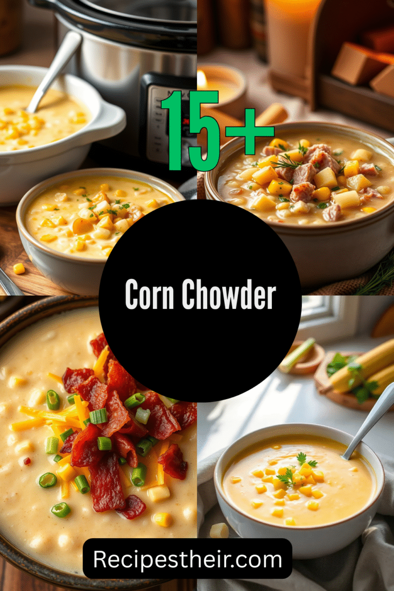 16 Corn Chowder Recipes You’ll Want to Make All Year Long - Recipes Their