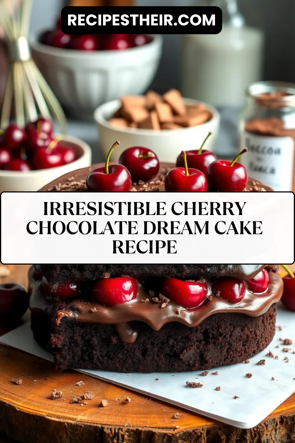 Irresistible Cherry Chocolate Dream Cake Recipe - A Decadent Delight ...