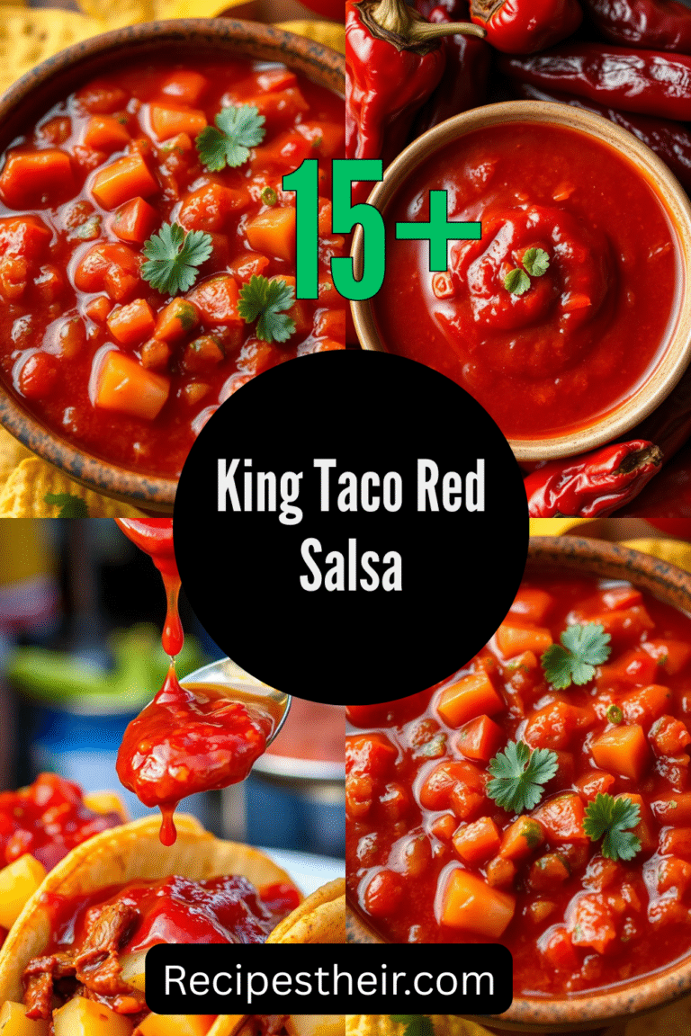 16 King Taco Red Salsa Recipes You Can Make at Home - Recipes Their