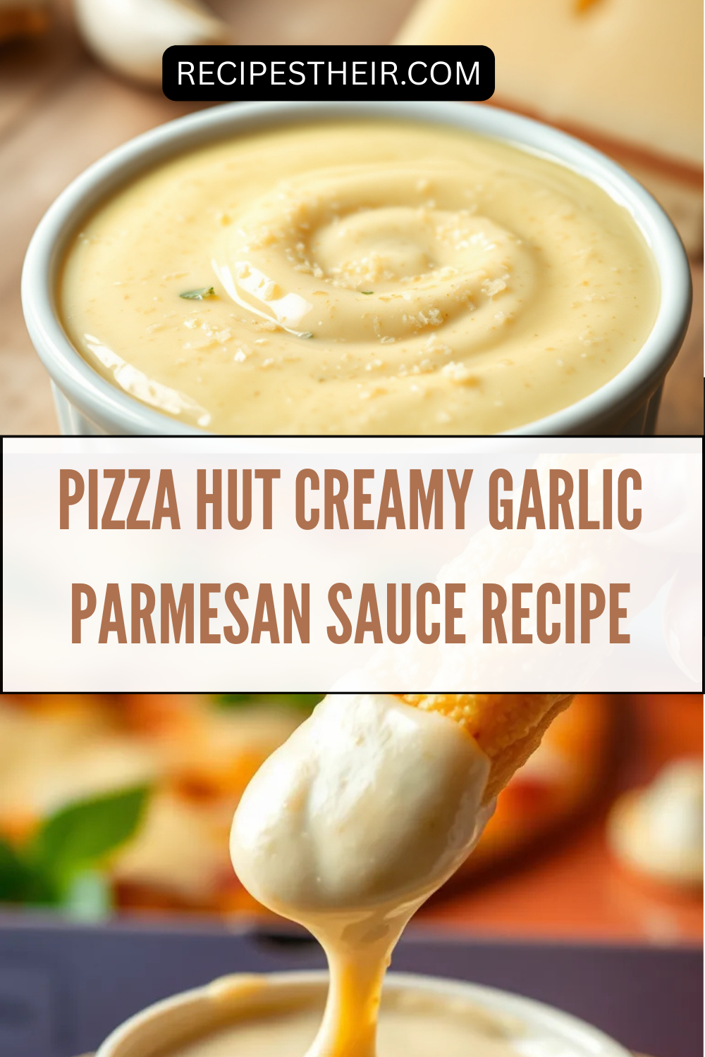 Pizza Hut Creamy Garlic Parmesan Sauce Recipe: Make It at Home ...