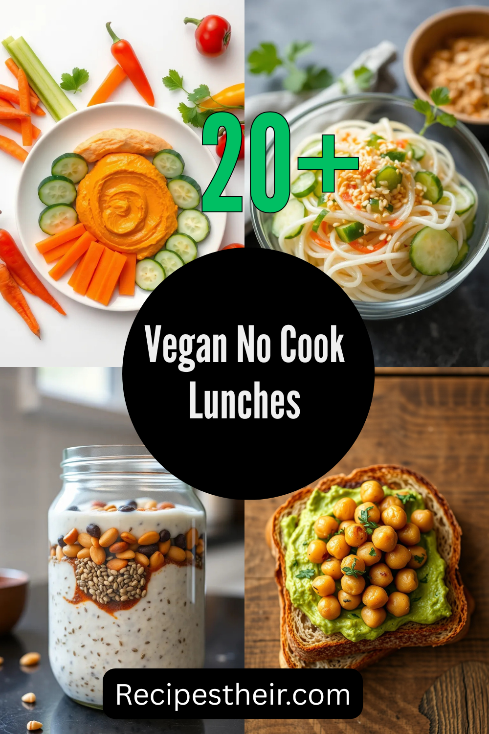 21 Vegan No Cook Lunches (Easy, Healthy & Perfect for Busy Days ...