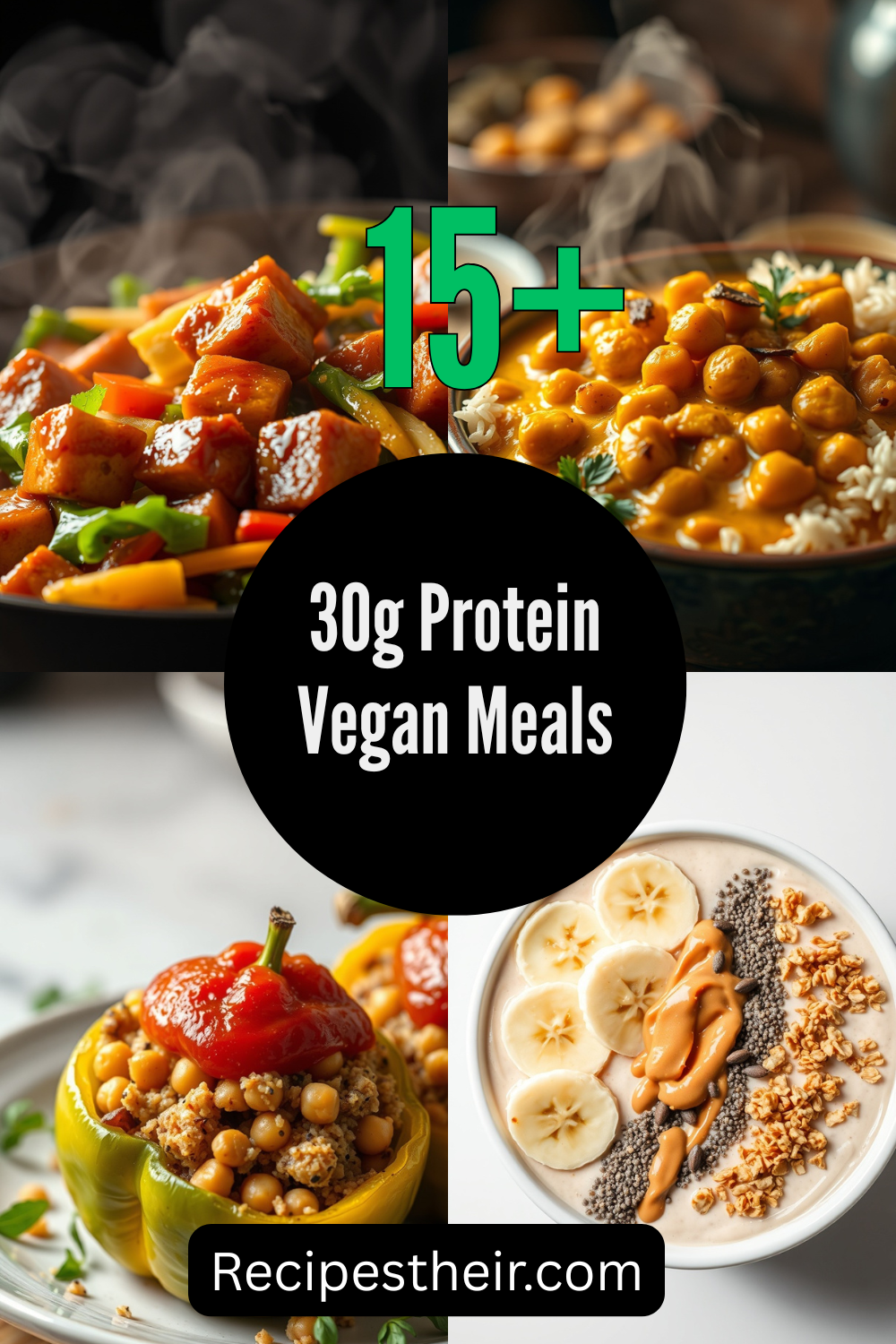 16 30g Protein Vegan Meals — High-Protein Plant-Based Recipes for ...