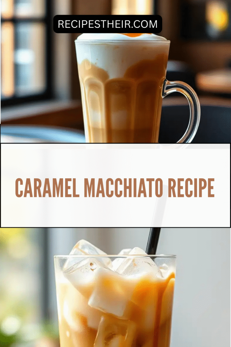 Caramel Macchiato Recipe – Easy Homemade Coffeehouse Style Drink ...