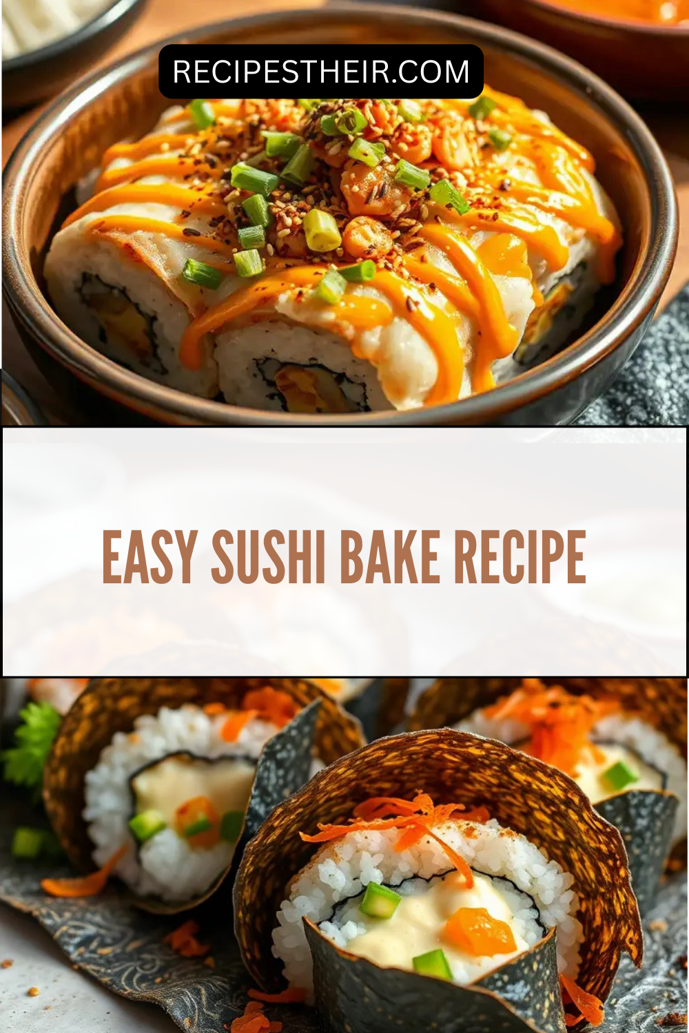 Easy Sushi Bake Recipe (Creamy, Flavorful & Perfect for Beginners ...