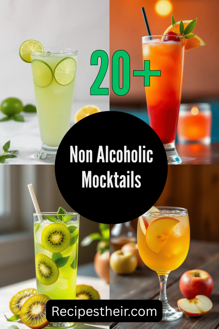 23 Non Alcoholic Mocktails (Complete Recipes Guide) - Recipes Their