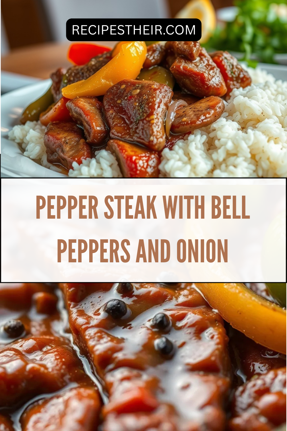 Pepper Steak with Bell Peppers and Onion (Classic Homemade Recipe ...
